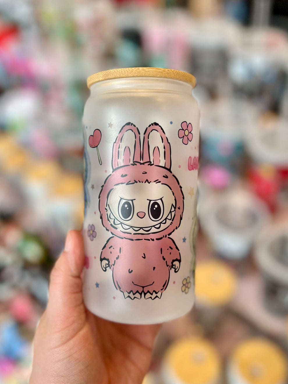 Labubu Beer Can Glass – Notsocraftymamas